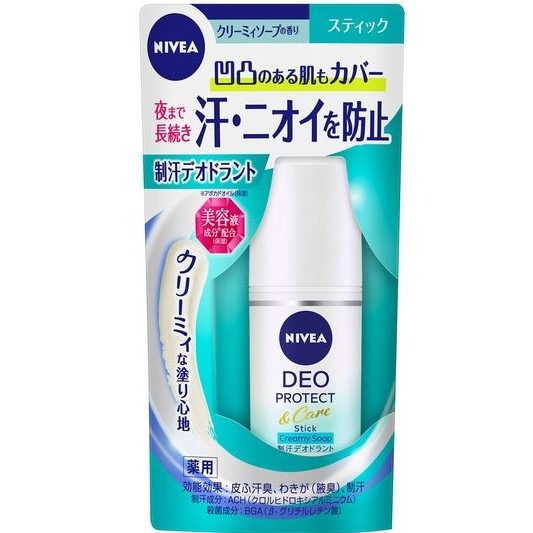 (代購)日本NIVEA Deo Protect & Care 香體防臭止汗膏 Deodorant Stick 15g, 美容＆個人護理, 沐浴 ...