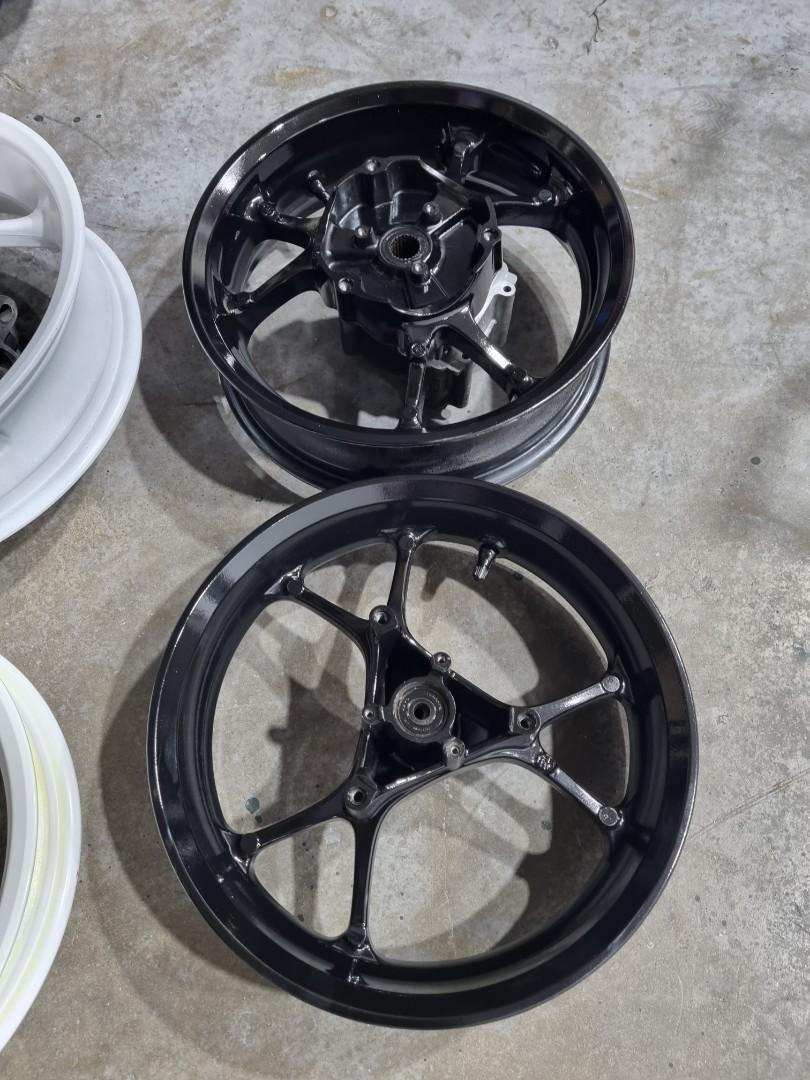 NMAX V2 Black Rims, Motorcycles, Motorcycle Accessories on Carousell