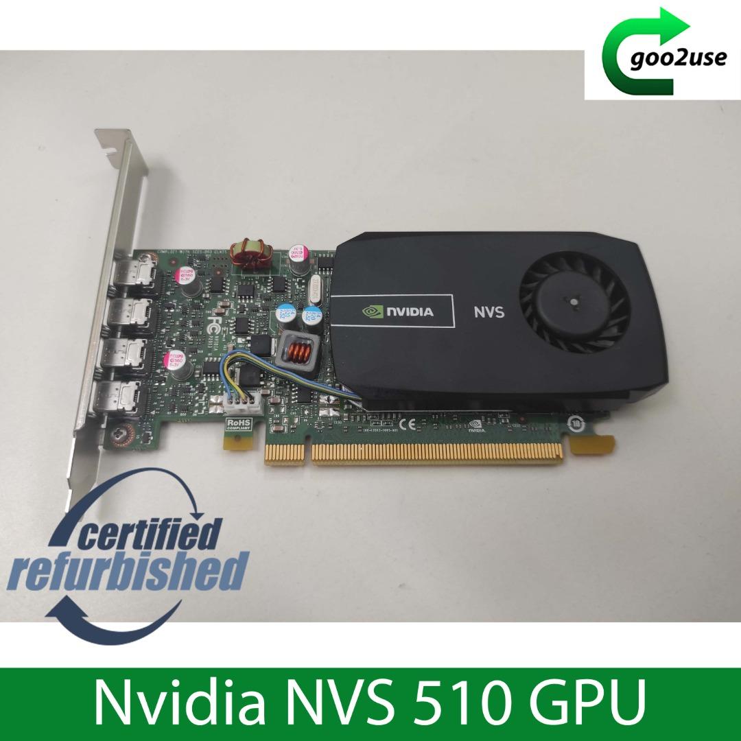 Nvidia NVS 510 GPU Computer Graphic Card, Computers & Tech, Parts ...