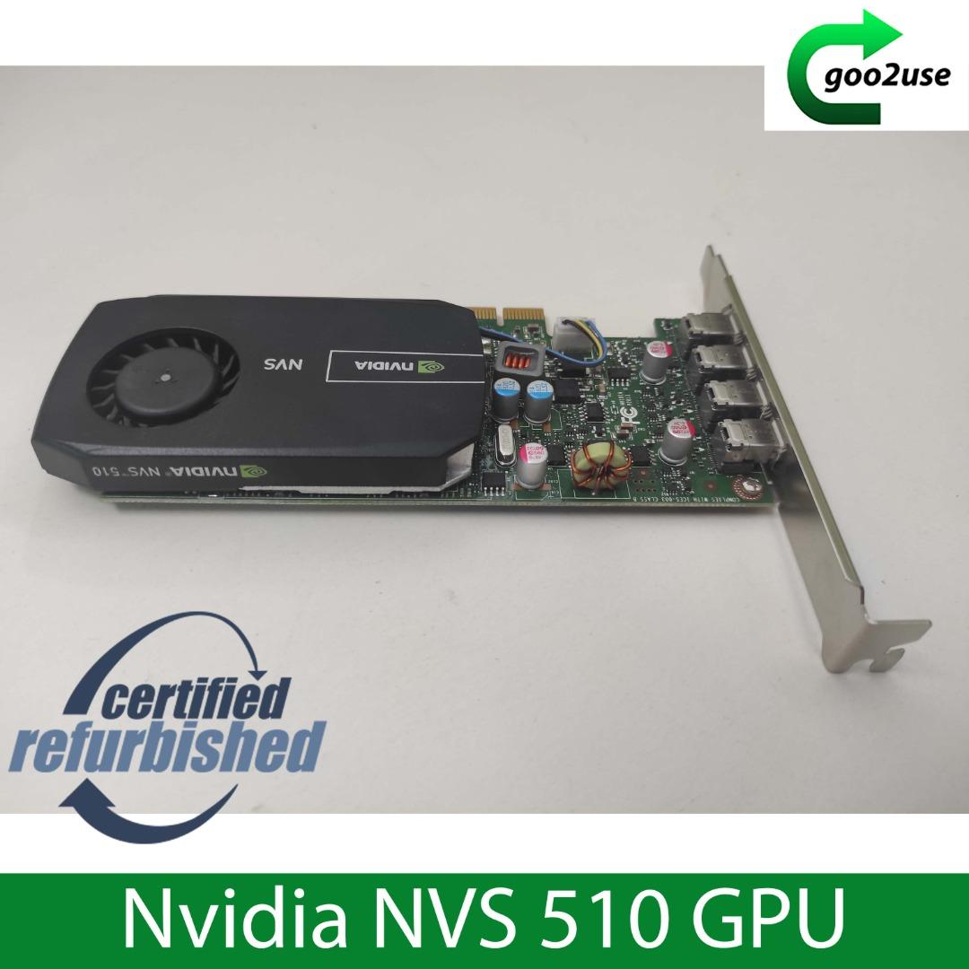 Nvidia NVS 510 GPU Computer Graphic Card, Computers & Tech, Parts & Accessories, Computer Parts ...