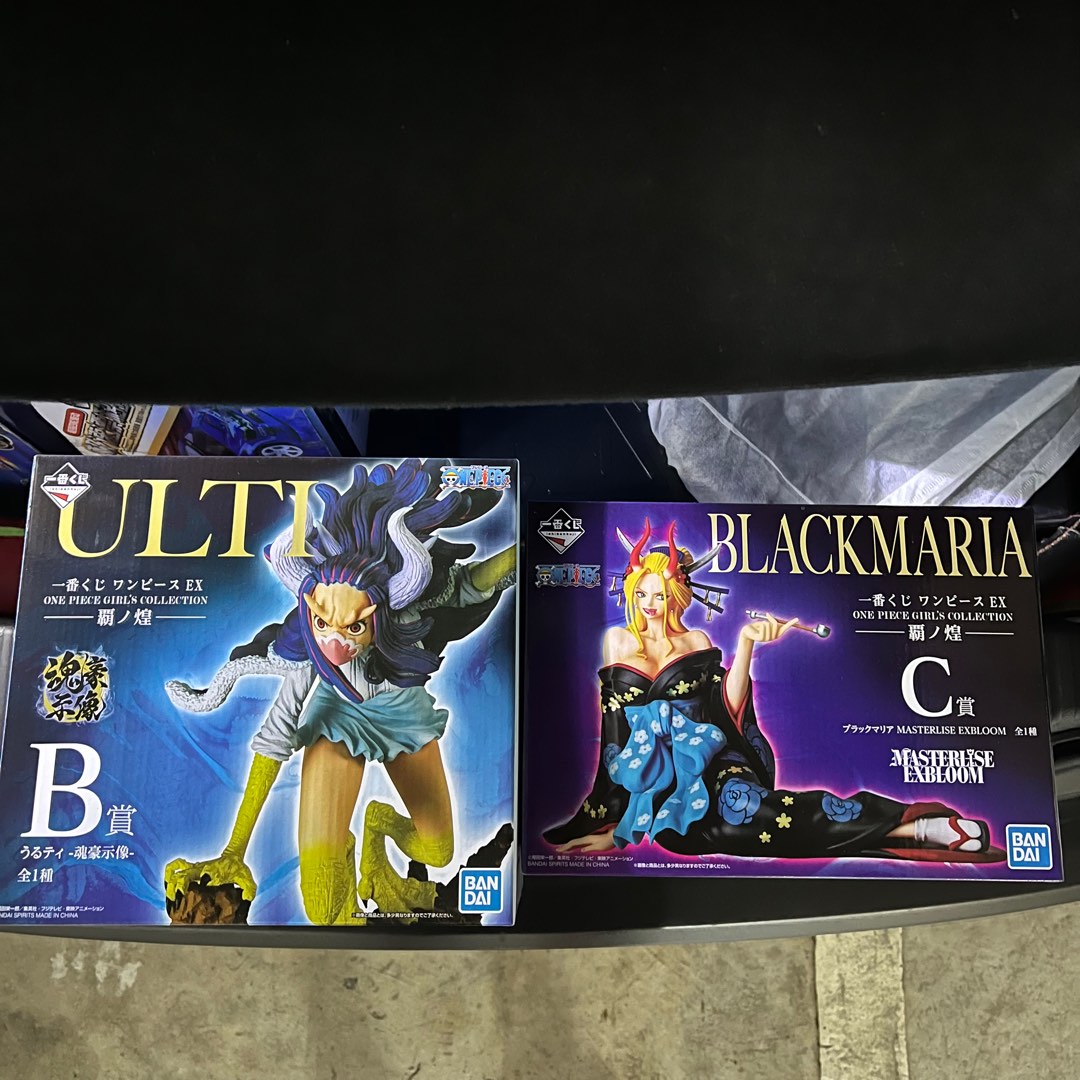 One Piece Girls Collection Kuji - Ulti, BlackMaria, Prize b Prize c ...