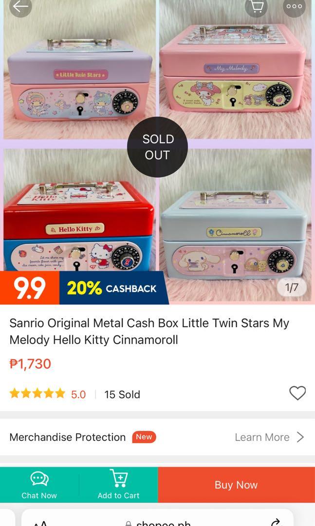 Orig Sanrio Kuromi Mymelody Money Storage Box, Furniture & Home Living ...