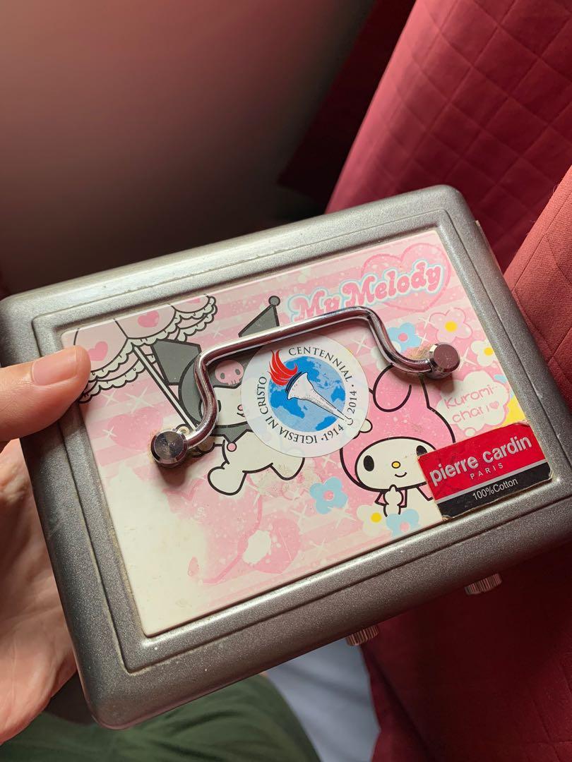 Orig Sanrio Kuromi Mymelody Money Storage Box, Furniture & Home Living ...