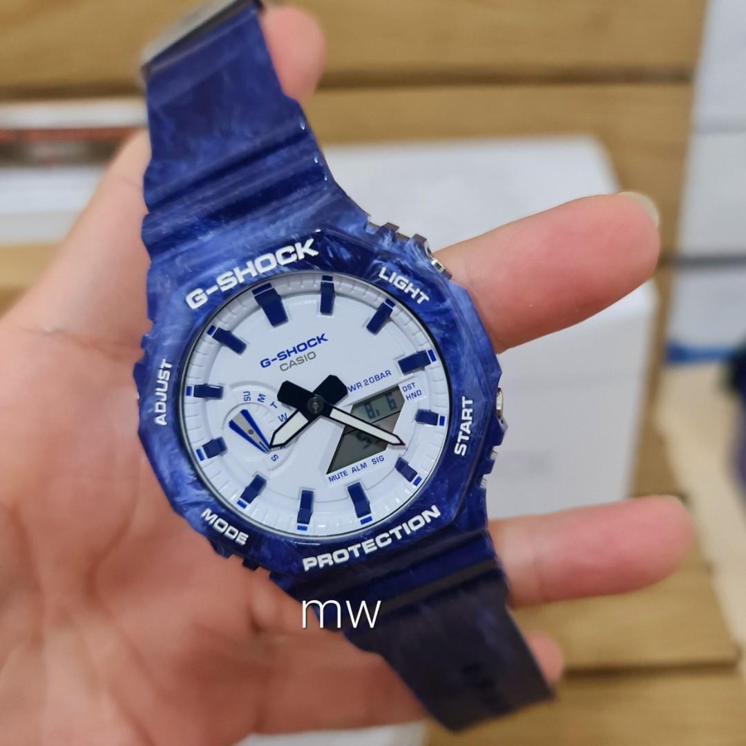 Original Casio limited edition g shock ga-2100bwp ga-2100 ga2100 ...