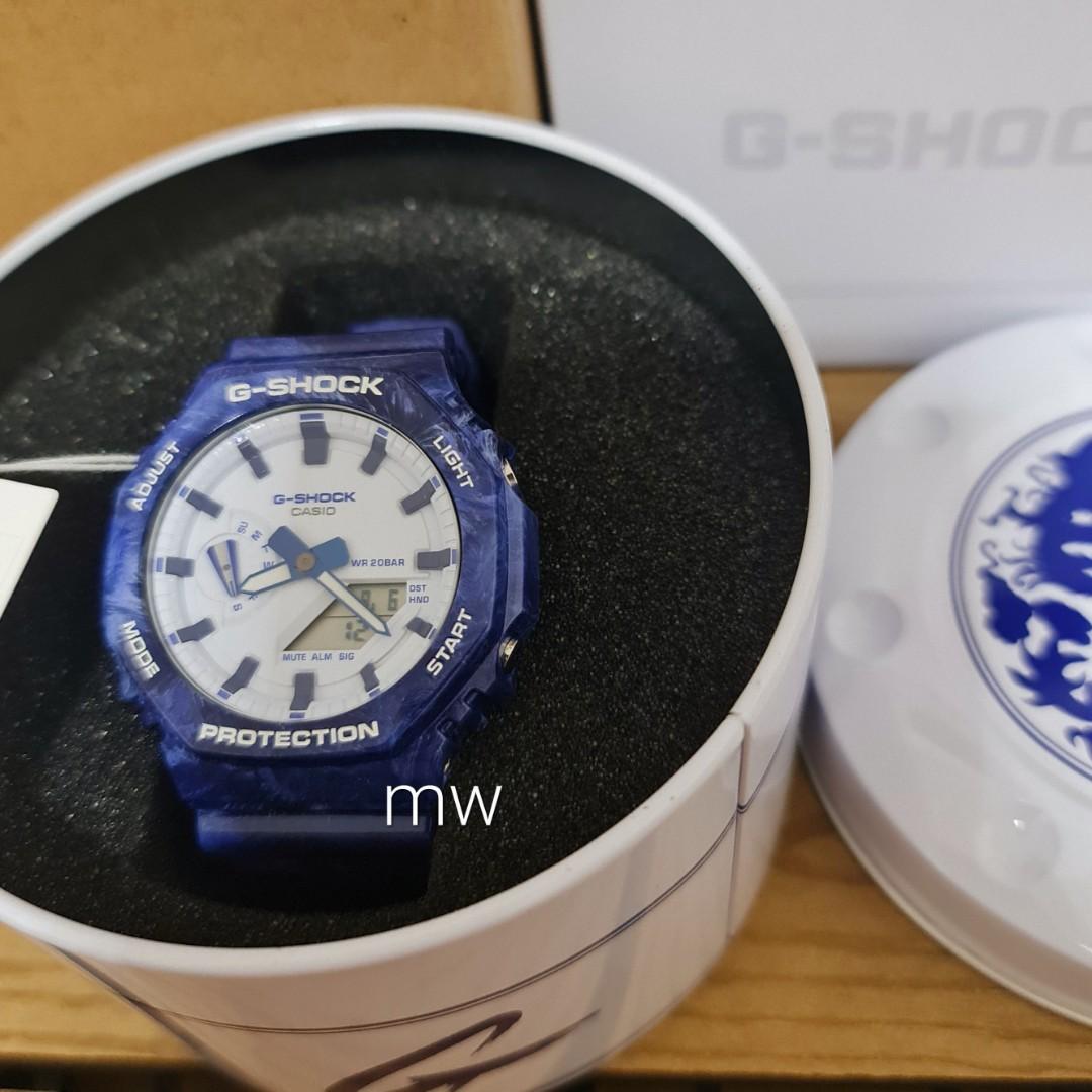 Original Casio limited edition g shock ga-2100bwp ga-2100 ga2100 ...