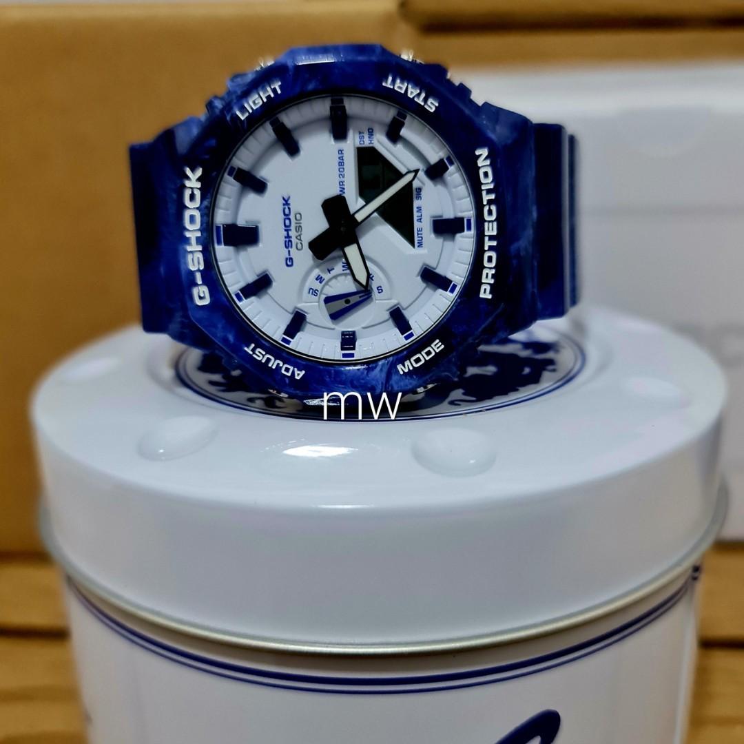 Original Casio limited edition g shock ga-2100bwp ga-2100 ga2100 ...
