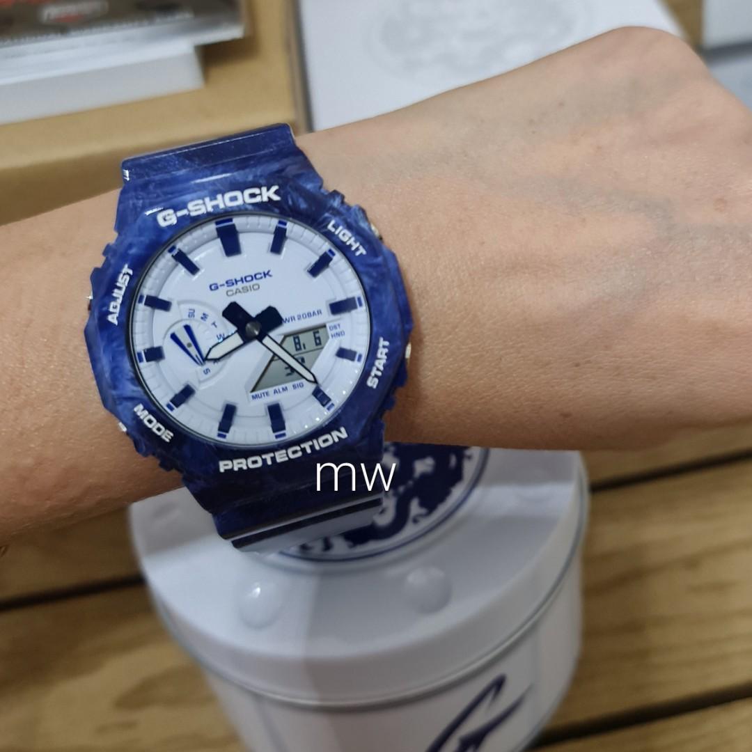 Original Casio limited edition g shock ga-2100bwp ga-2100 ga2100 ...