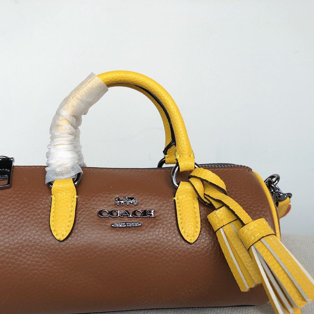 Original coach Lacey crossbody yellow sling bag handbag, Women's ...