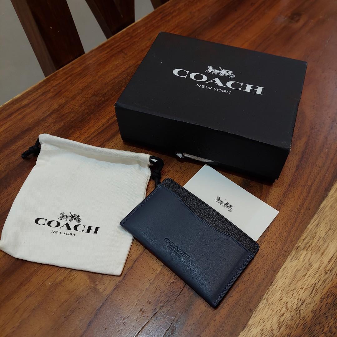 Original Mens Coach card holder, Women's Fashion, Bags & Wallets ...
