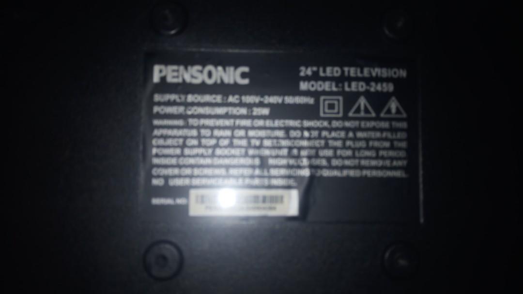 Pensonic led tv 24 inch, TV & Home Appliances, TV & Entertainment, TV ...
