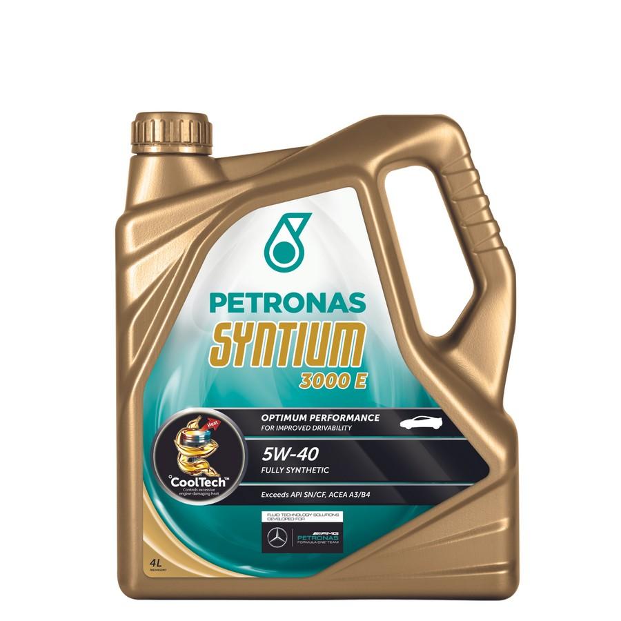 Petronas Syntium 3000E 5W40 Fully Synthetic Engine Oil Servicing, Car ...