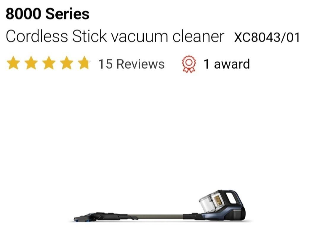 Philips 8000 SERIES XC8043, TV & Home Appliances, Vacuum Cleaner ...