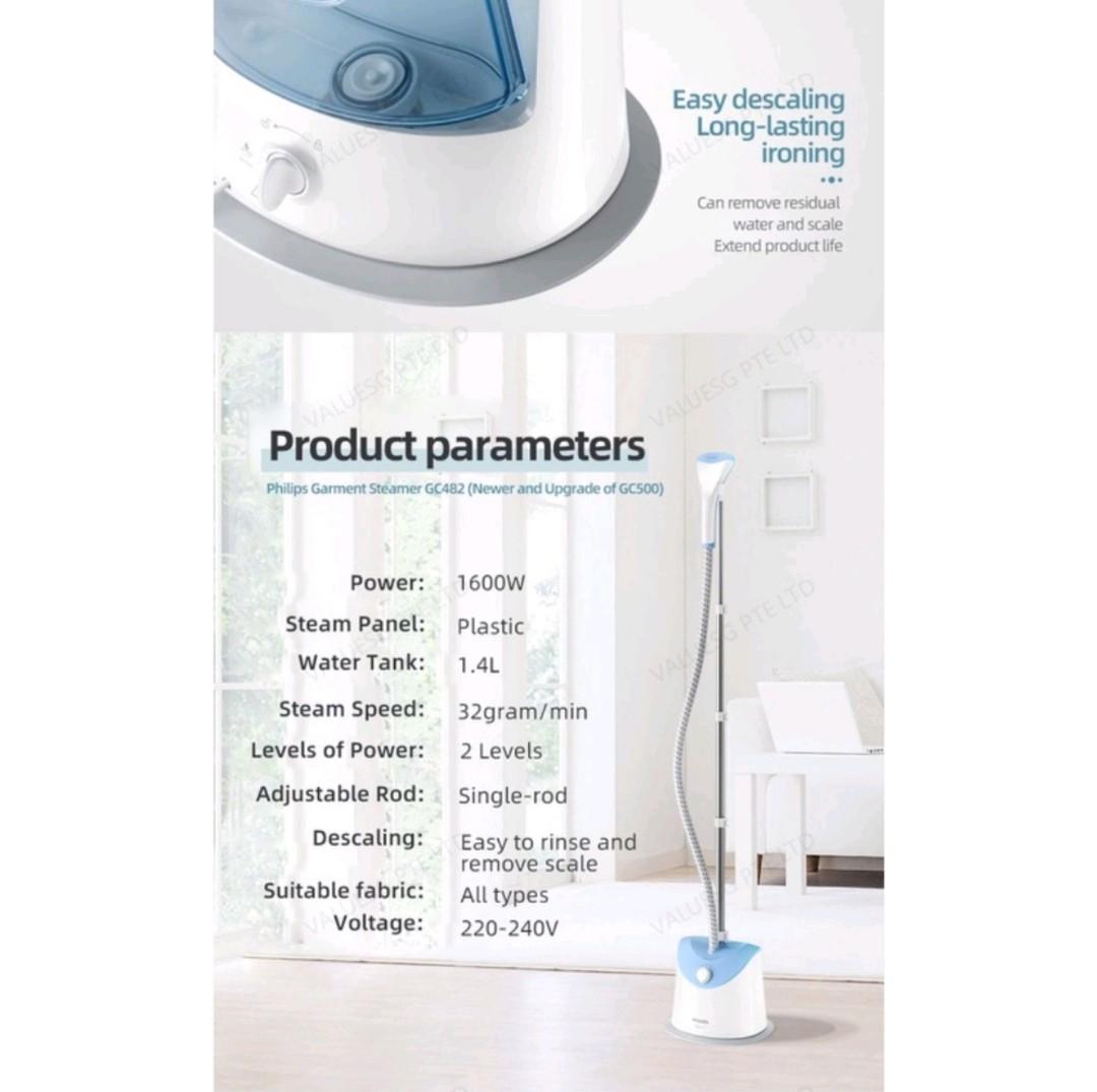 Philips GC482 Garment Steamer, TV & Home Appliances, Irons & Steamers ...