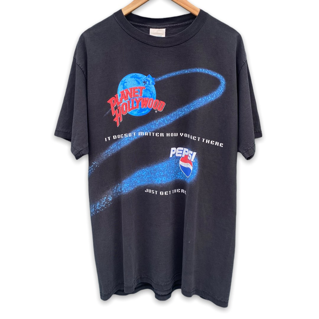 Planet Hollywood x Pepsi 2001 Tee, Men's Fashion, Tops & Sets, Tshirts ...
