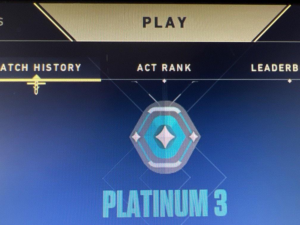 Platinum 3 Ranked Currently EP5 ACT2 Valorant Smurf Account, Video ...