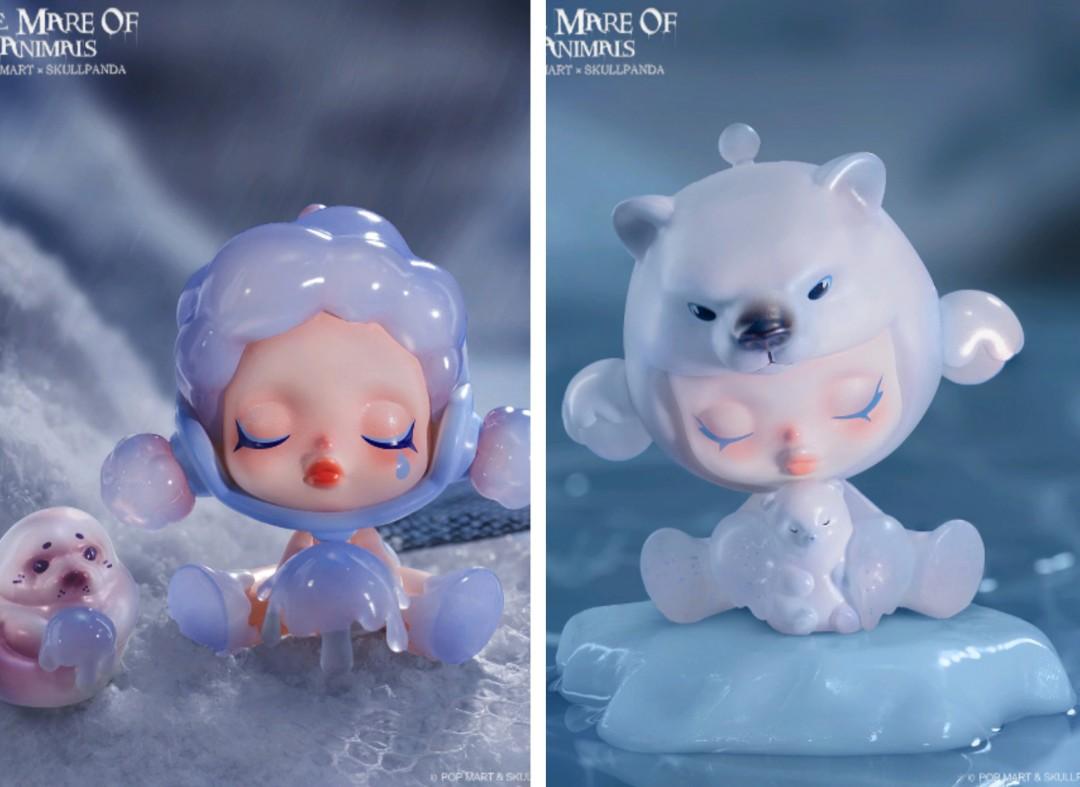 Popmart Skullpanda the mare of animals Polar bear / Halobios, Hobbies ...