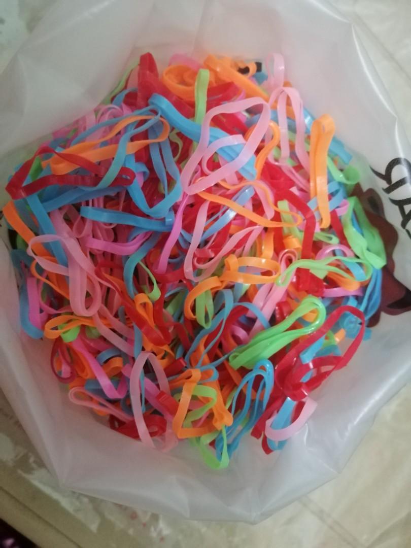 PRE-PACK SANRIO RUBBER BAND COLORFUL ELASTIC HAIR BAND PONYTAIL HAIR ...