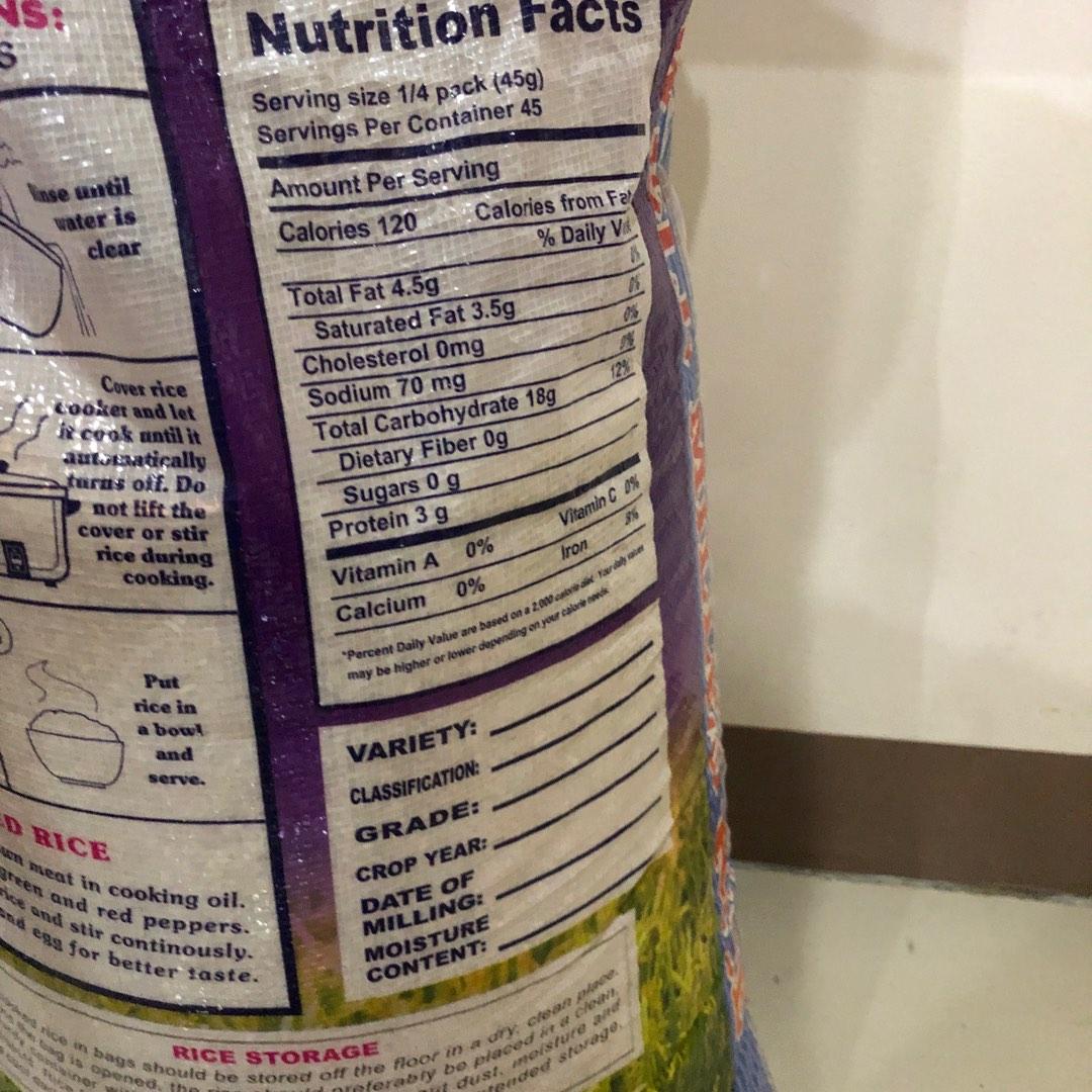 PRIMAVERA bigas for sale. Halal certified. Best milling possible. 2(two ...