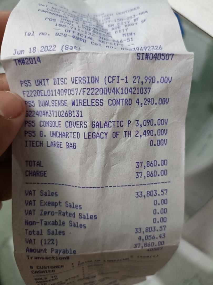 Ps5 disc ed. Complete with reciept 2 controllers and 3 games, Video ...