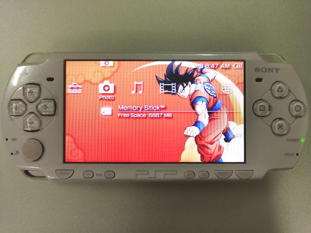 PSP 3000 Slim Light Pink Playstation Portable, Video Gaming, Video Game ...
