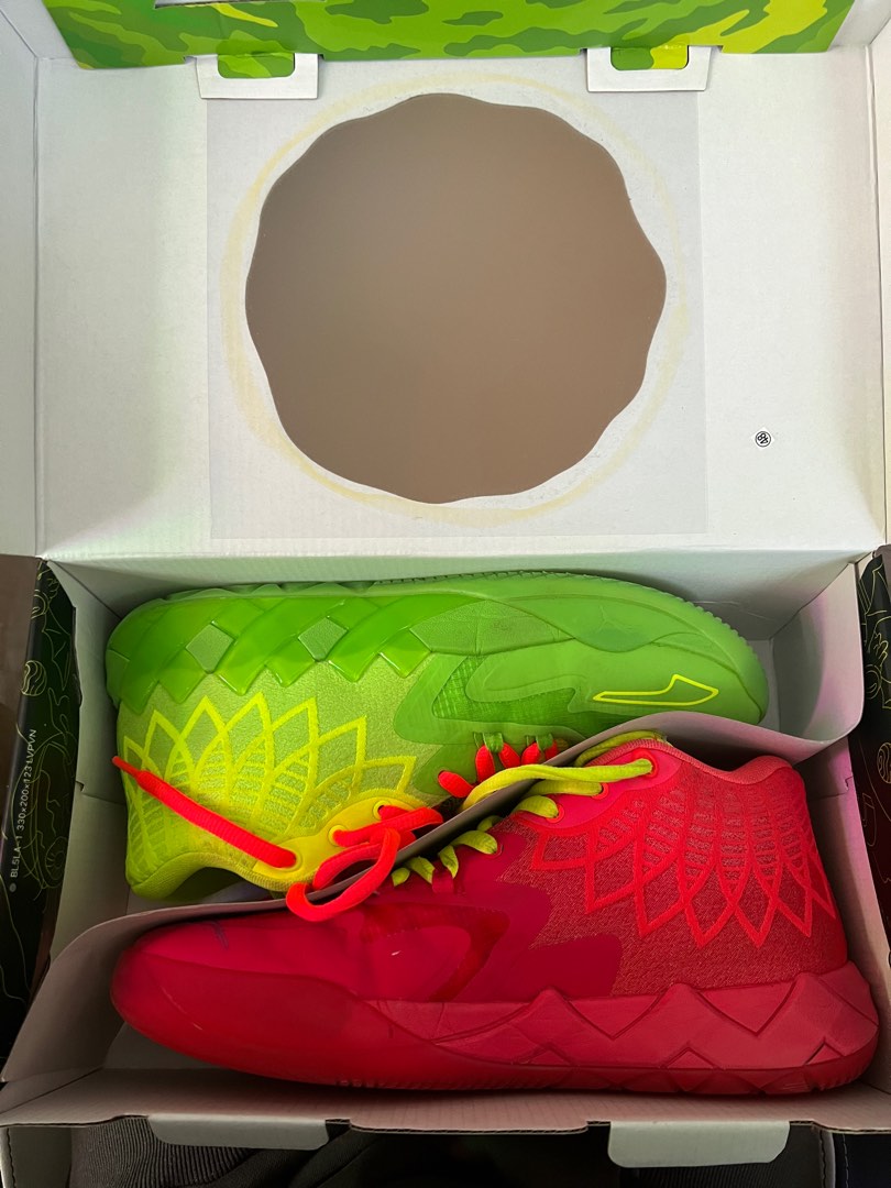 PUMA mb0.1 rick and morty, Men's Fashion, Footwear, Sneakers on Carousell