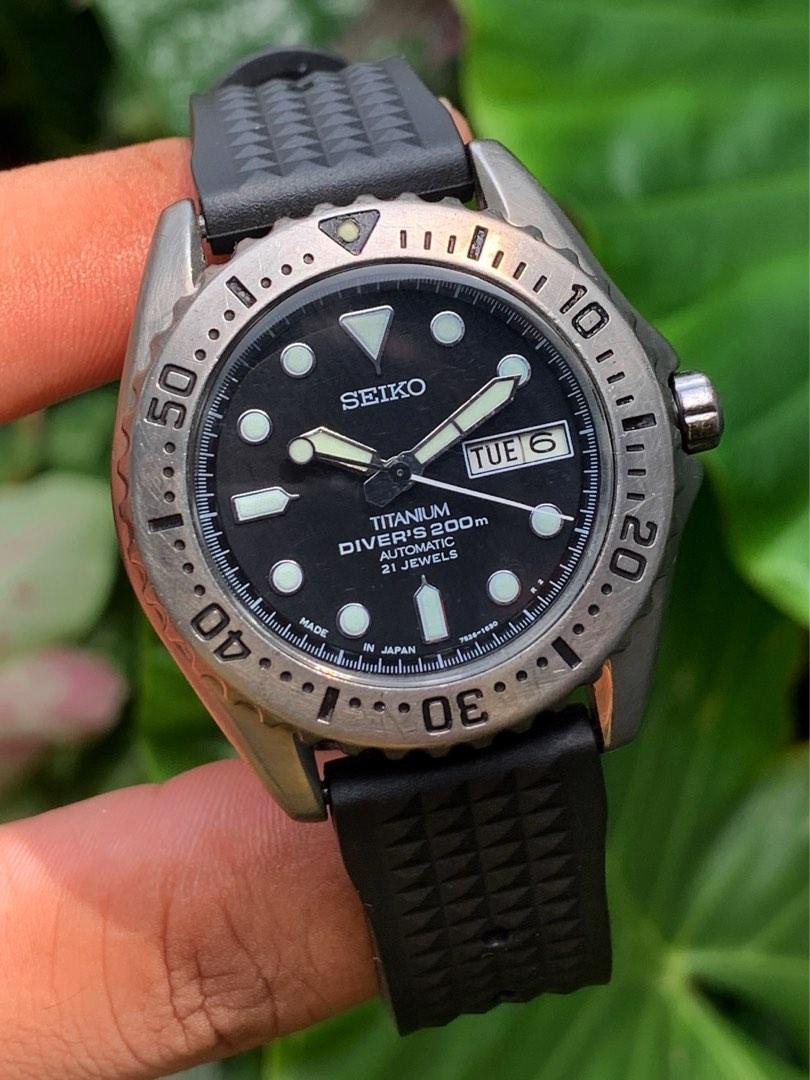 Rare Seiko SKX403J Titanium Diver, Men's Fashion, Watches & Accessories ...