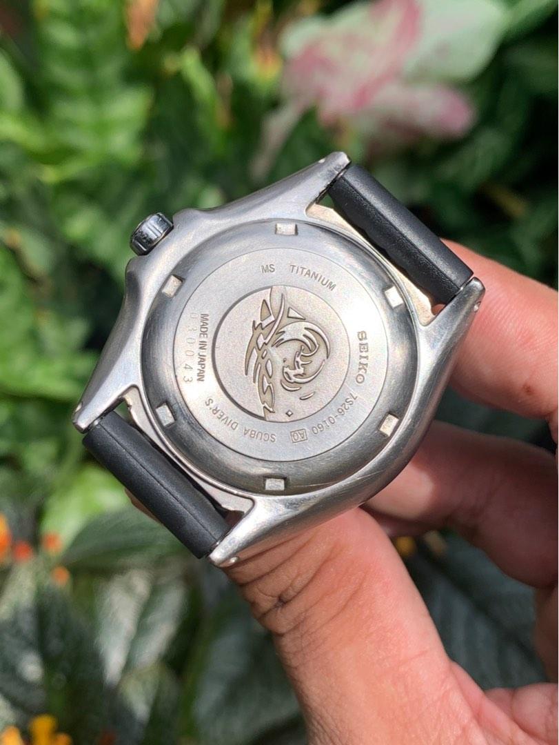 Rare Seiko SKX403J Titanium Diver, Men's Fashion, Watches & Accessories ...