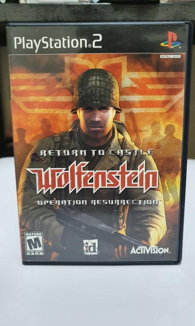 Return To Castle Wolfenstein ( Sony Ps2 , NTSC- U/C), Video Gaming ...