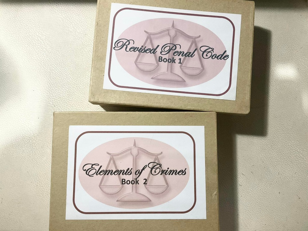 Revised Penal Code Flashcards, Hobbies & Toys, Books & Magazines, Textbooks on Carousell