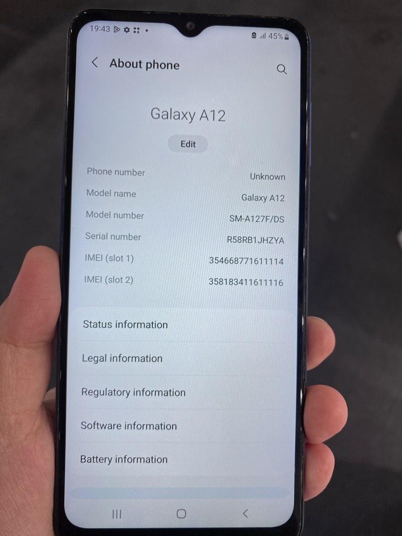 Samsung Galaxy A12, Mobile Phones & Gadgets, Mobile Phones, Android ...