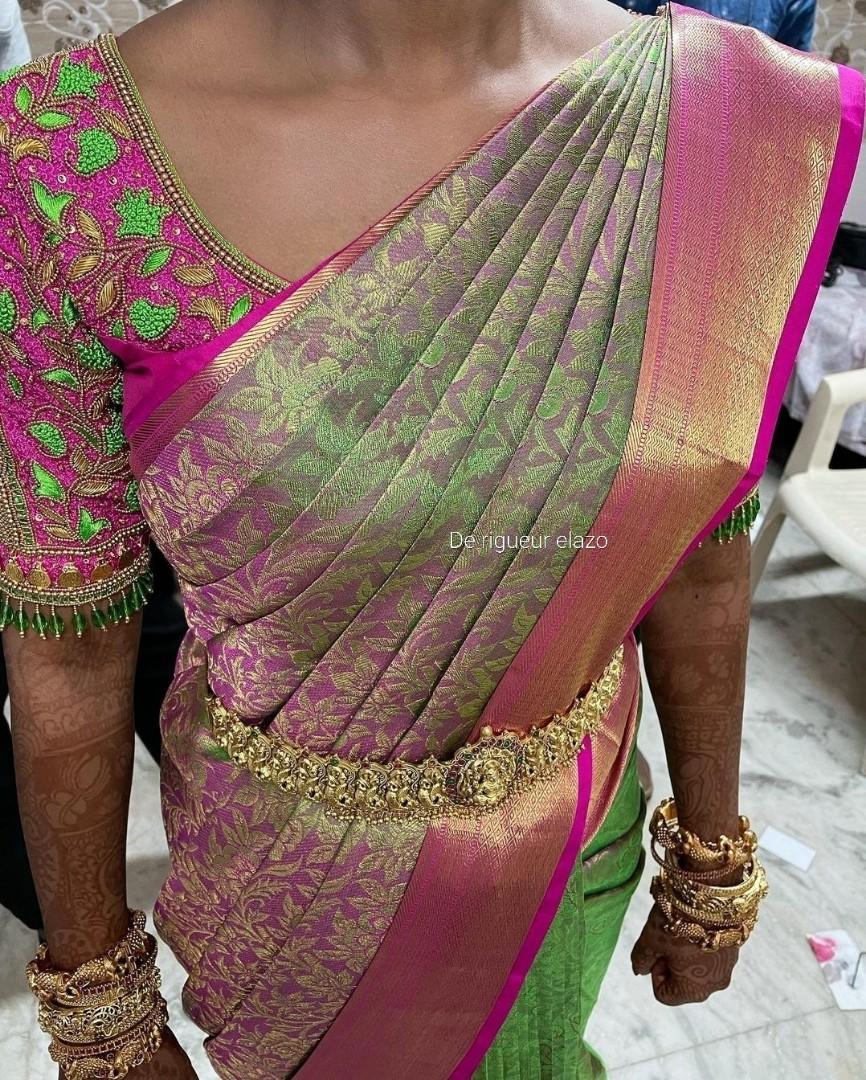 Saree draping and prepleating, Women's Fashion, Dresses & Sets ...