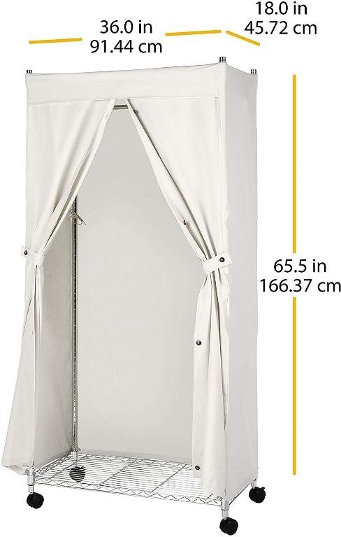 [sg stock] Whitmor Canvas COVER ONLY for Garment Rack, Furniture & Home ...