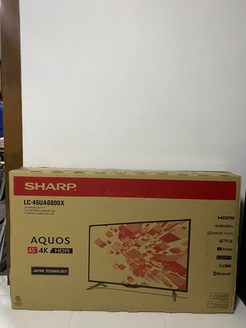 Sharp 45” Android Tv, TV & Home Appliances, TV & Entertainment, TV on ...