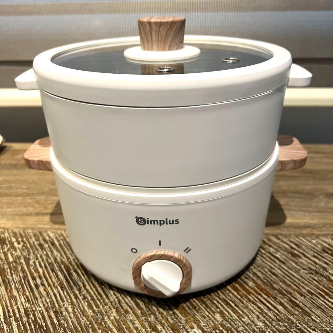 Simplus Electric Cooker Steamer Multicooker Hot Pot Frying Pan Soup, TV ...