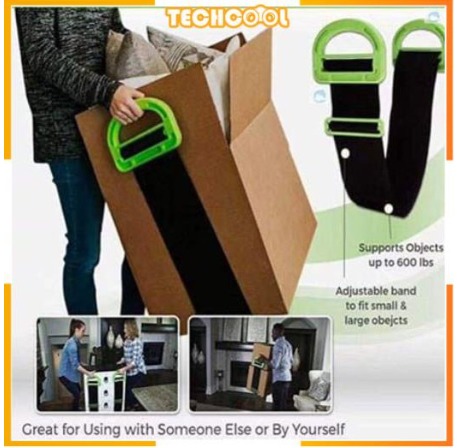 Single Person Lifting Moving Strap Furniture Transport Belt Move Easier ...