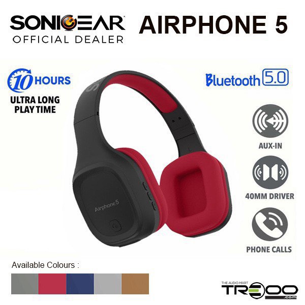 SonicGear Airphone 5, Audio, Headphones & Headsets on Carousell