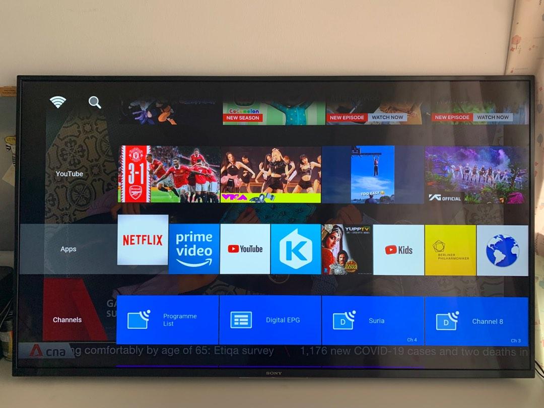 Sony Bravia 49” 4K UHD Smart TV Digital Ready (2018 Model), TV & Home ...