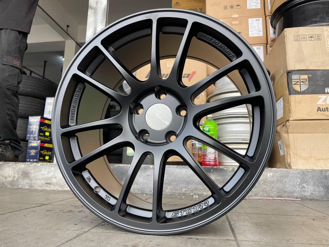 Sport rim baru 18 Enkei GTC01RR flow form civic mazda cross x50 x70, Auto Accessories on Carousell