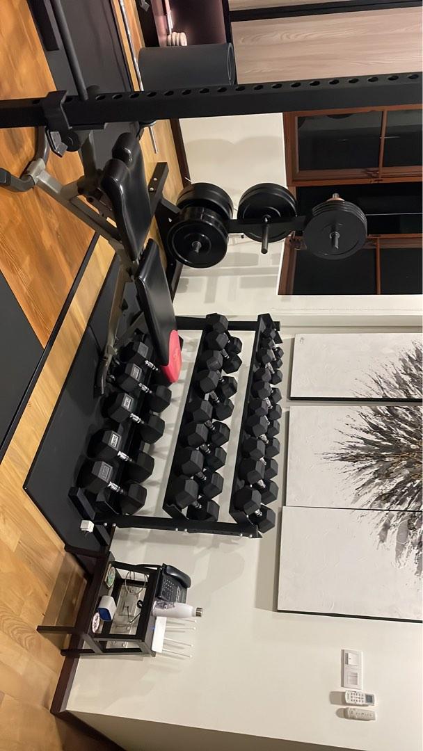 Squat Rack, Deadlift Platform and Dumbbell Rack, Sports Equipment ...