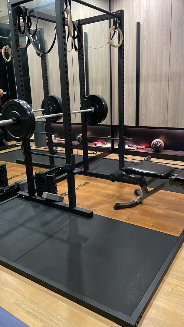 Squat Rack, Deadlift Platform and Dumbbell Rack, Sports Equipment ...