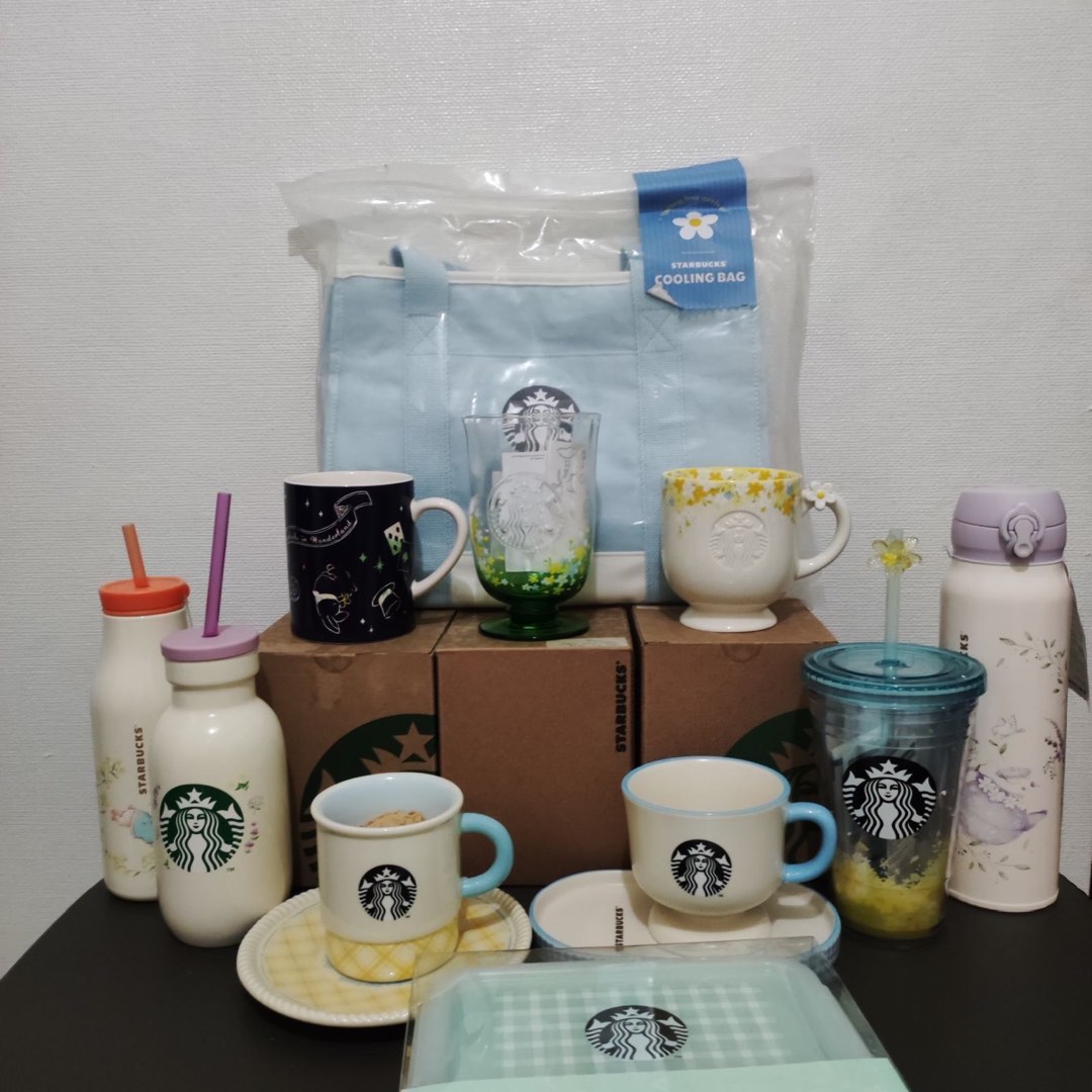 Starbucks Spring Collection SOLD AS BUNDLE, Furniture & Home Living ...