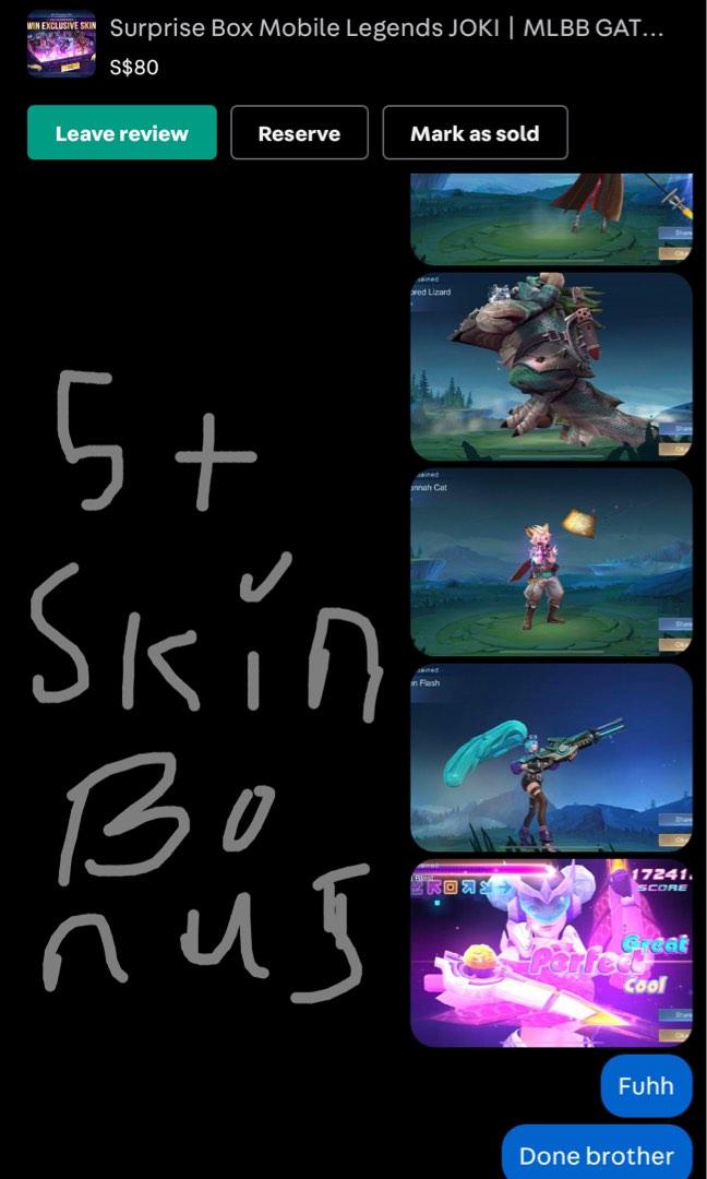 Surprise Box Mobile Legends JOKI | MLBB GATCHA | COLLECTOR SKINS | VIA ...