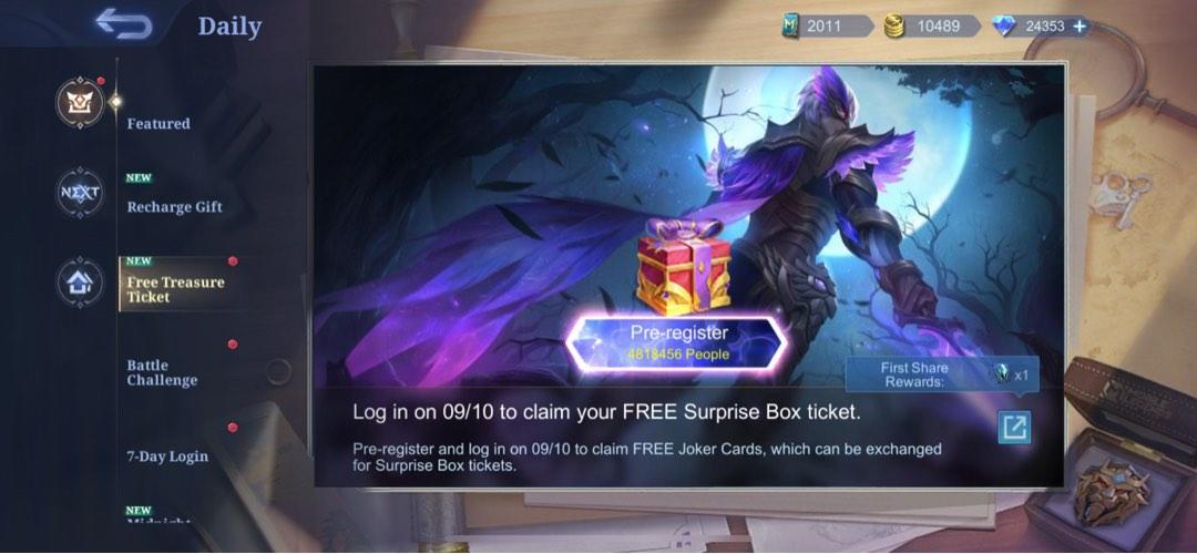 Surprise Box Mobile Legends JOKI | MLBB GATCHA | COLLECTOR SKINS | VIA ...