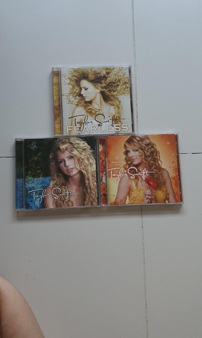 Taylor Swift CDs (Taylor swift, Beautiful eyes, Fearless), Hobbies ... Taylor Swift CDs (Taylor swift, Beautiful eyes, Fearless), Hobbies ...