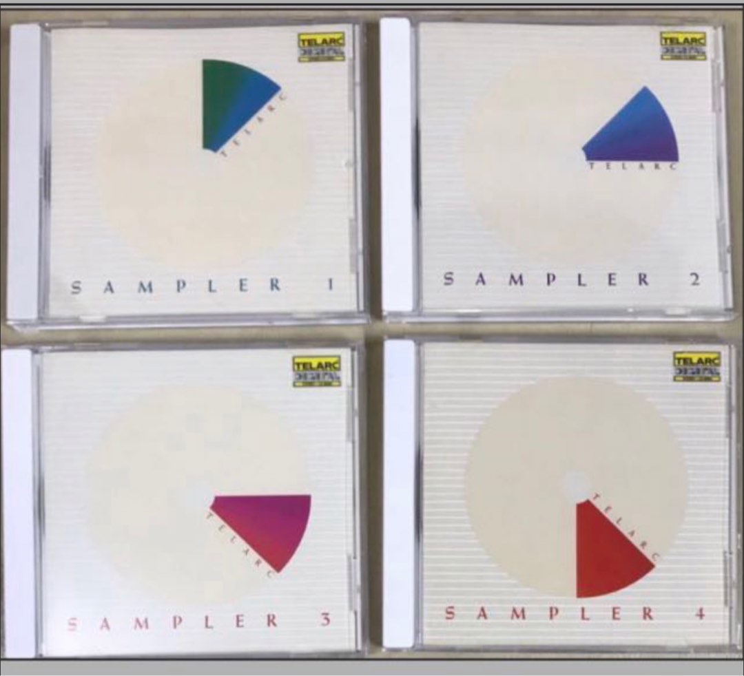 TELARC-CD Sample Vol.1-Vol.4 日版 （一套四輯 不散買）早期日本松下版 絕對靚聲 試音天碟, 興趣及遊戲, 音樂 ...