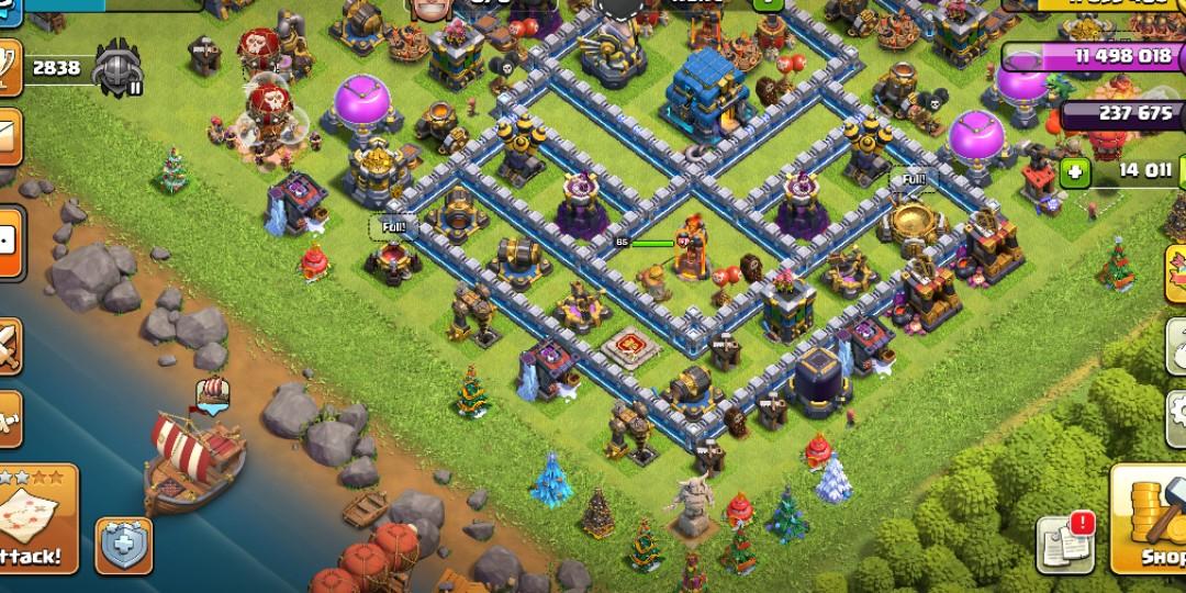 Th12 full 100% max with 14k gems, Video Gaming, Video Games, Others on ...