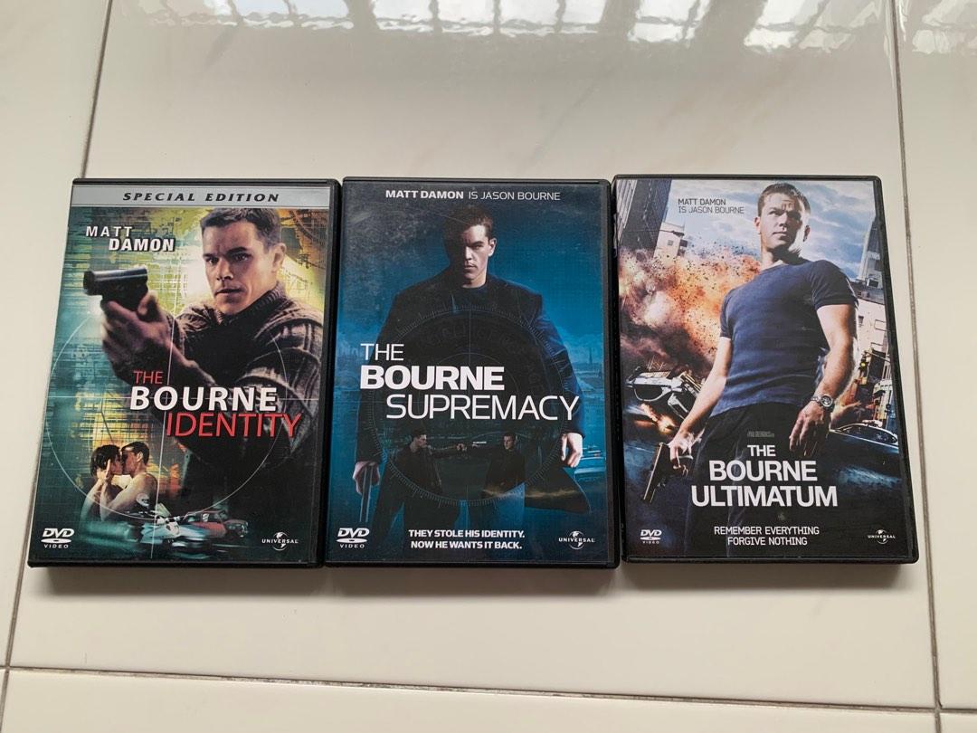 The Jason Bourne Trilogy DVD (Matt Damon), Hobbies & Toys, Music ...