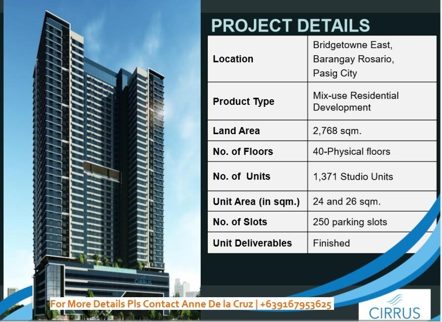 Near Opus Mall For Sale Affordable Pre-Selling Studio Unit in ...