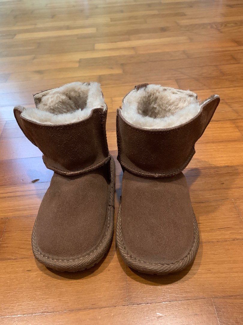 The Emu Australia Merino Wool-lined, Chestnut coloured, Suede Bootie ...