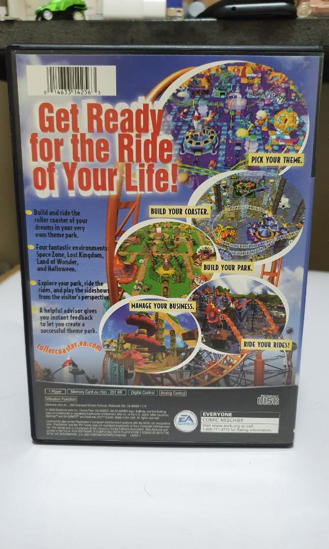 Theme Park Roller Coaster ( Sony Ps2 , NTSC- U/C), Video Gaming, Video ...